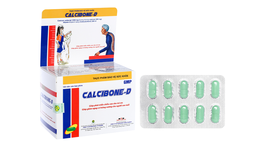 Calcibone D hộp 100 viên - 11/2025 | nhathuocankhang.com