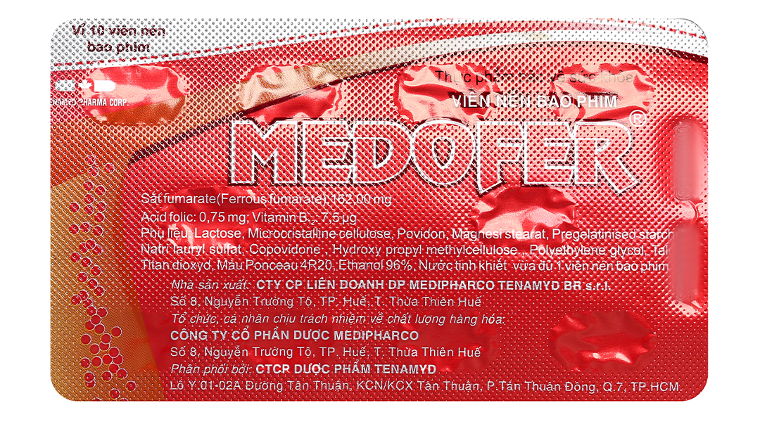Medofer Hộp 100v - 10/2025 | nhathuocankhang.com