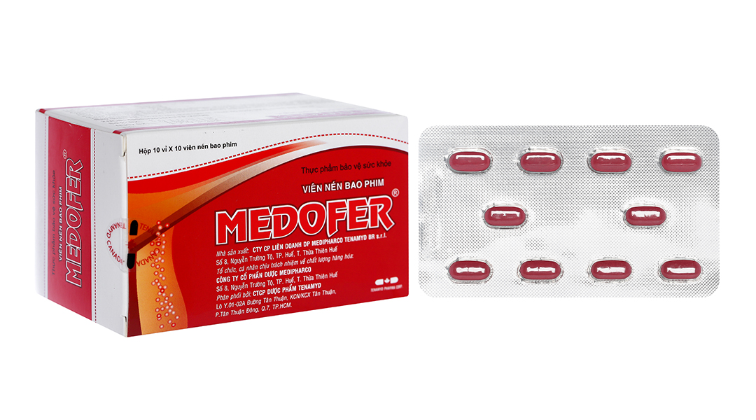 Medofer Hộp 100v - 10/2025 | nhathuocankhang.com