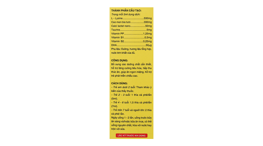 Traly Grow 100Ml - 05/2026 | nhathuocankhang.com