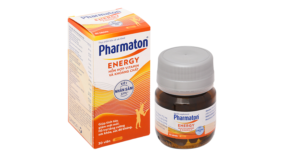 Pharmaton Energy bổ sung vitamin và khoáng chất (30 viên) - 01/2026 ...