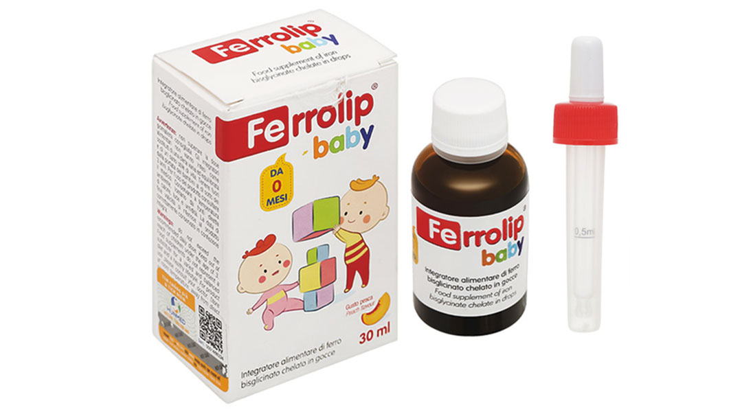 Sắt Ferrolip Baby 30ml bổ sung sắt, giảm nguy cơ thiếu máu - 08/2025 ...