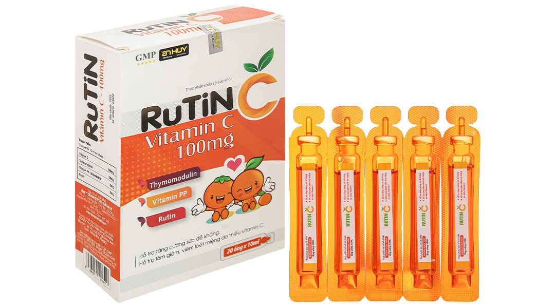 Thực Phẩm Bảo Vệ Sức Khỏe Rutin C Hộp 20 Ống x 10Ml - 10/2025 ...