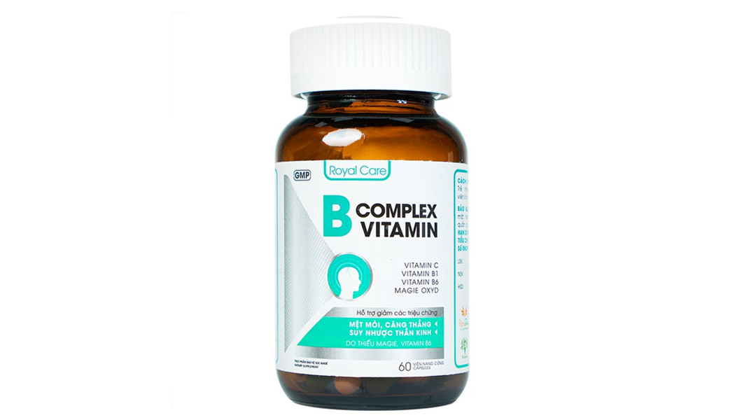 B Complex Vitamin Royal Care giúp giảm mệt mỏi, căng thẳng lọ 60 viên ...