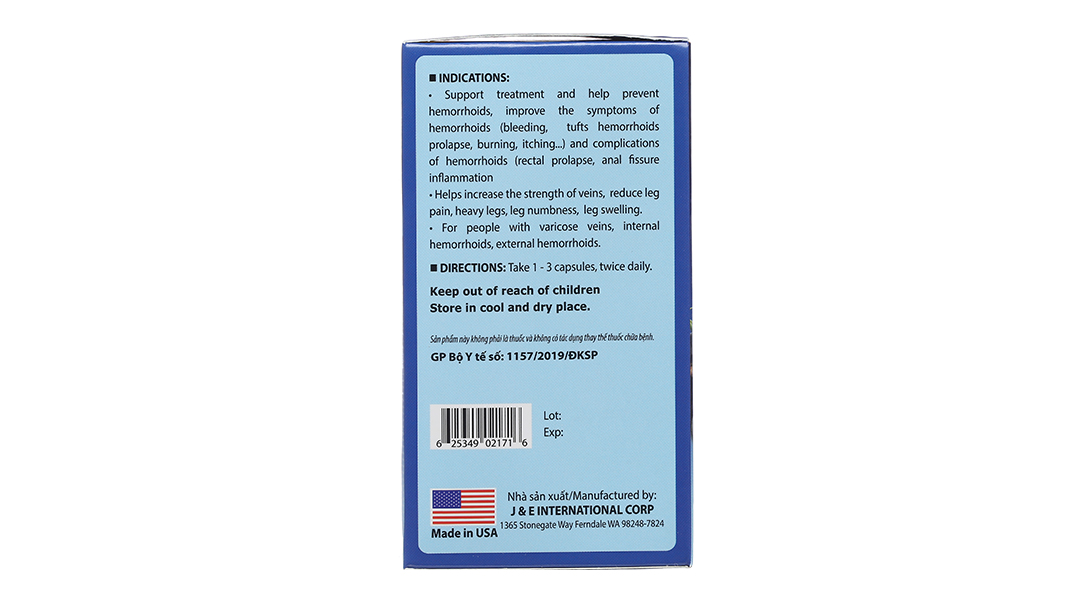 Boni Vein chai 30 viên - 09/2025 | nhathuocankhang.com