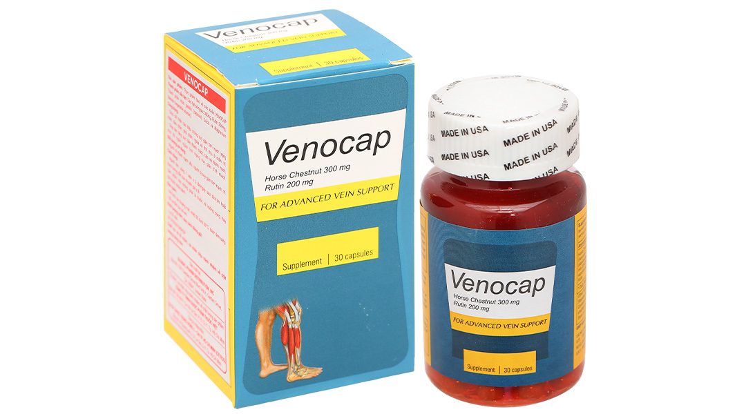Venocap hộp 30 viên hỗ trợ giảm suy giãn tĩnh mạch - 08/2025 ...