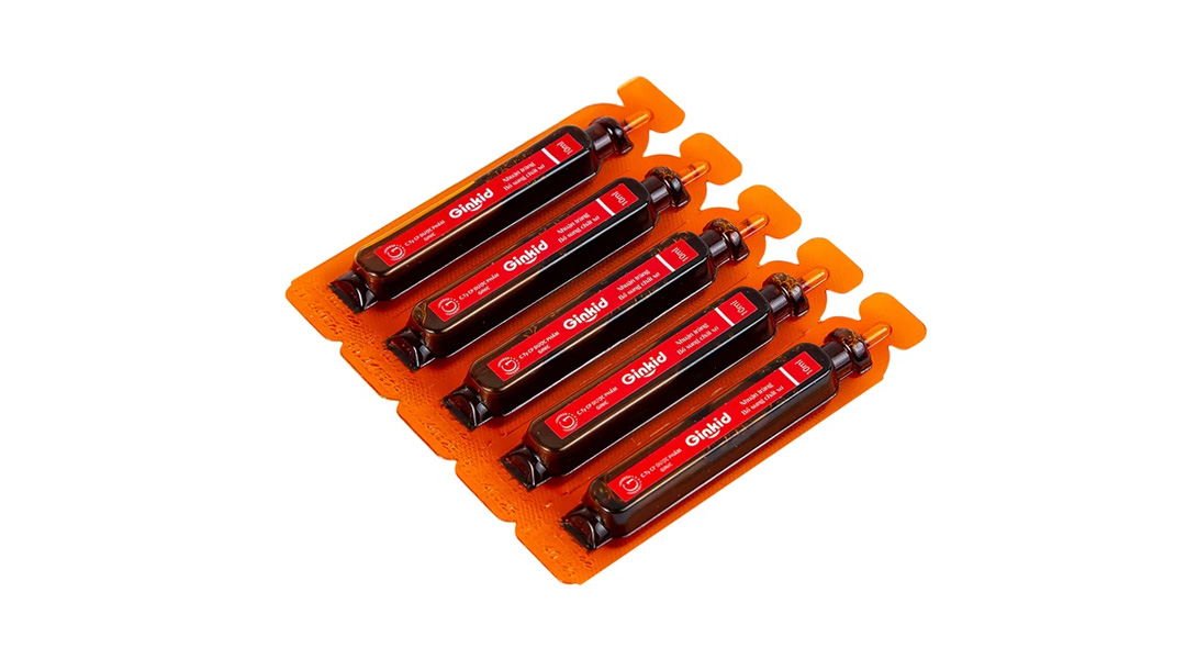 Siro Ginkid nhuận tràng, bổ sung chất xơ (3 vỉ x 5 ống) - 10/2025 ...