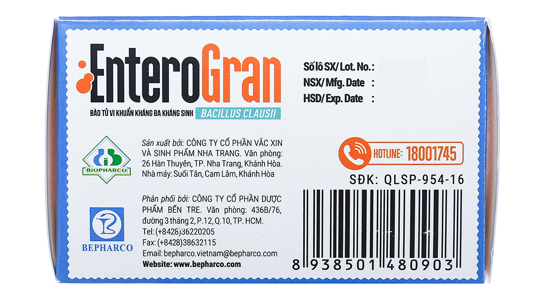 Thuốc EnteroGran trị và phòng ngừa rối loạn vi sinh đường ruột - 12/ ...