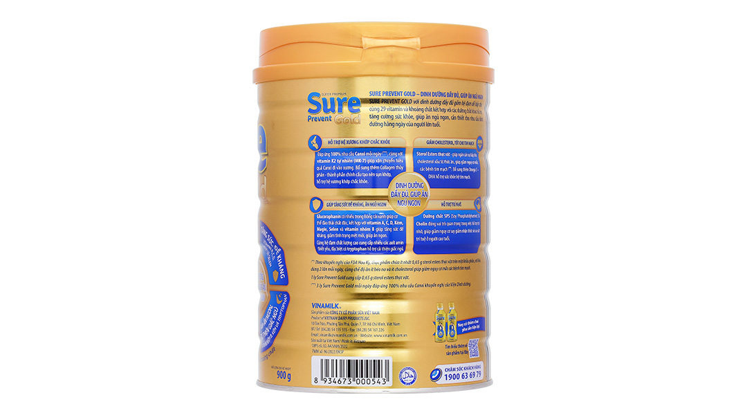 Sữa bột Sure Prevent Gold lon 900g - 11/2025 | nhathuocankhang.com
