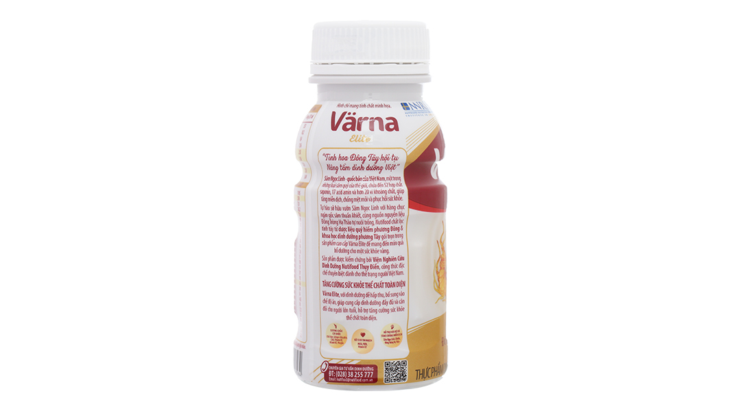 Sữa Nước Dinh Dưỡng Varna Elite Chai 237ml - 10/2025 | nhathuocankhang.com