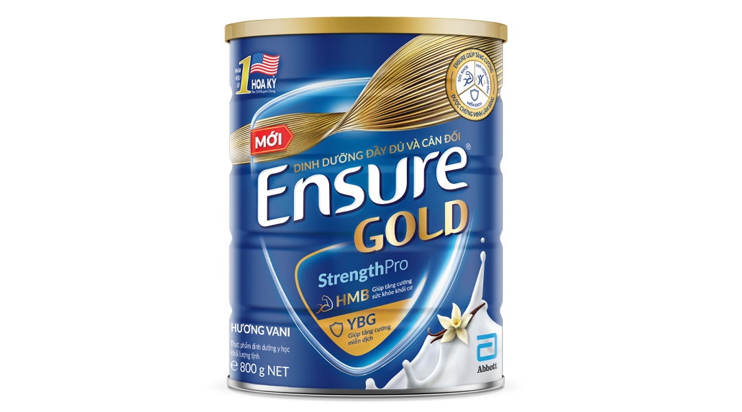 Sữa bột Ensure Gold Strengthpro phục hồi và tăng cường sức khỏe hương ...