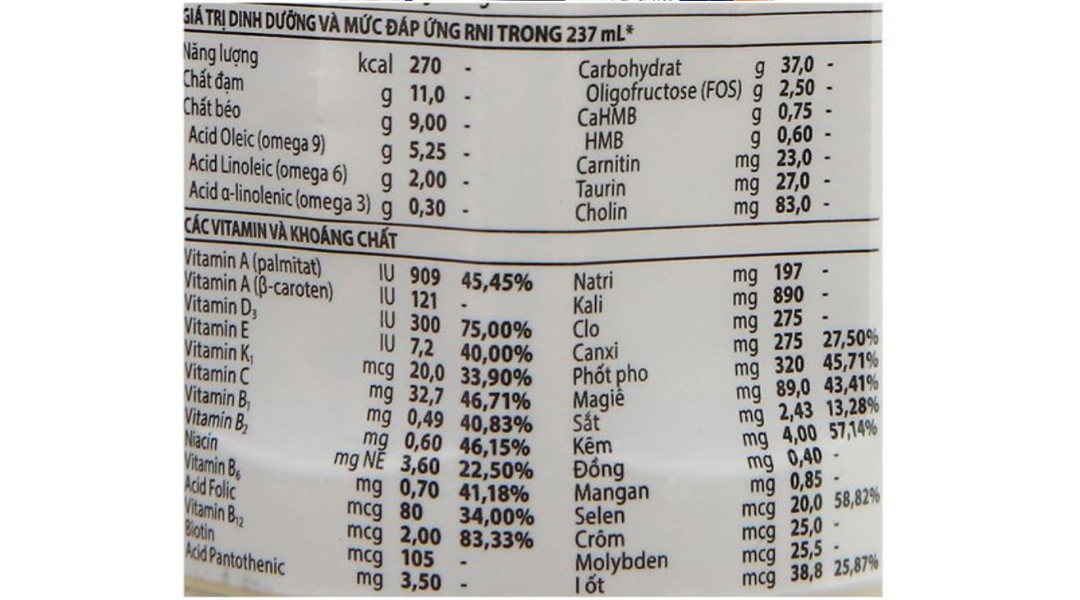 Sữa nước Ensure Gold Vigor Vani 237ml - 10/2025 | nhathuocankhang.com