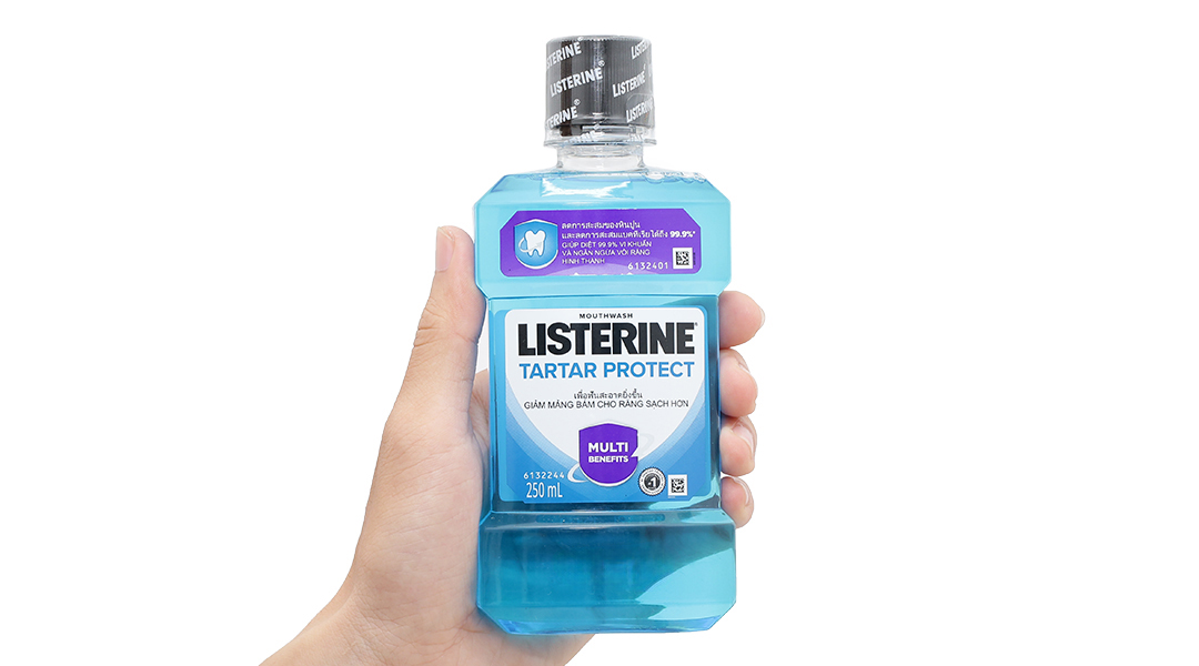 Nước súc miệng Listerine Tartar Protection ngừa mảng bám chai 250ml ...