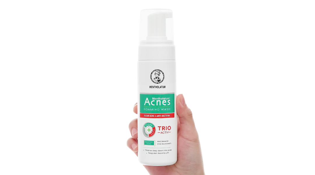 Dung dịch tạo bọt Acnes Trio Activ ngăn ngừa mụn chai 150ml - 09/2025 ...