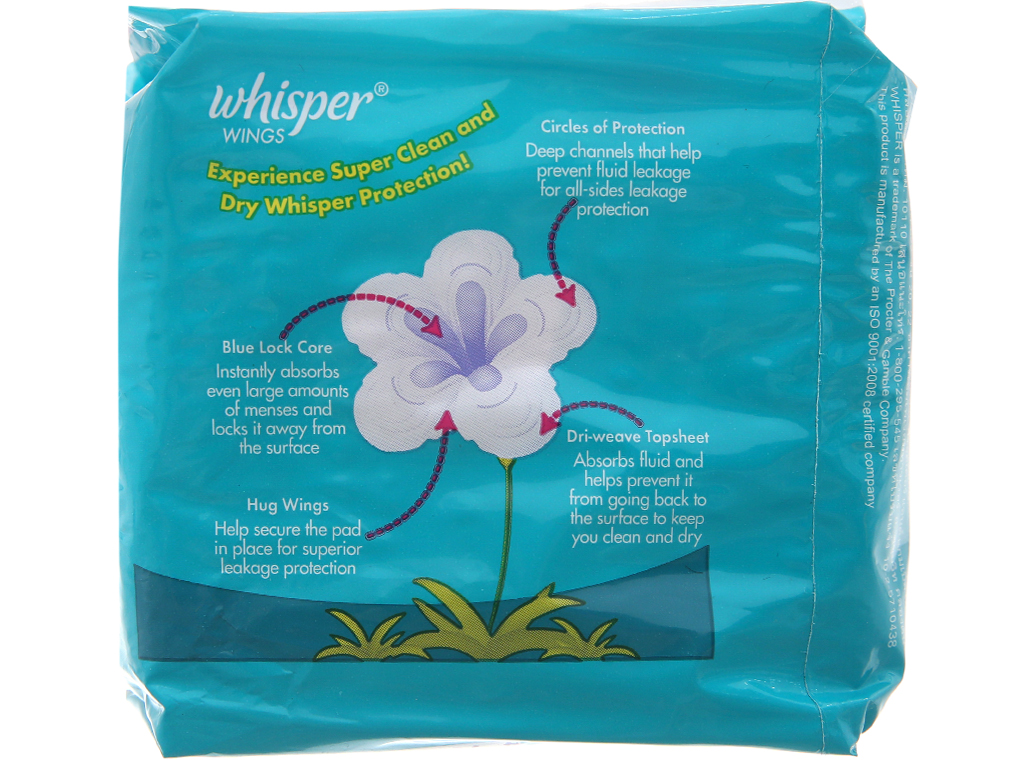 Băng vệ sinh Whisper Wings siêu thấm gói 10 miếng - 03/2026 ...