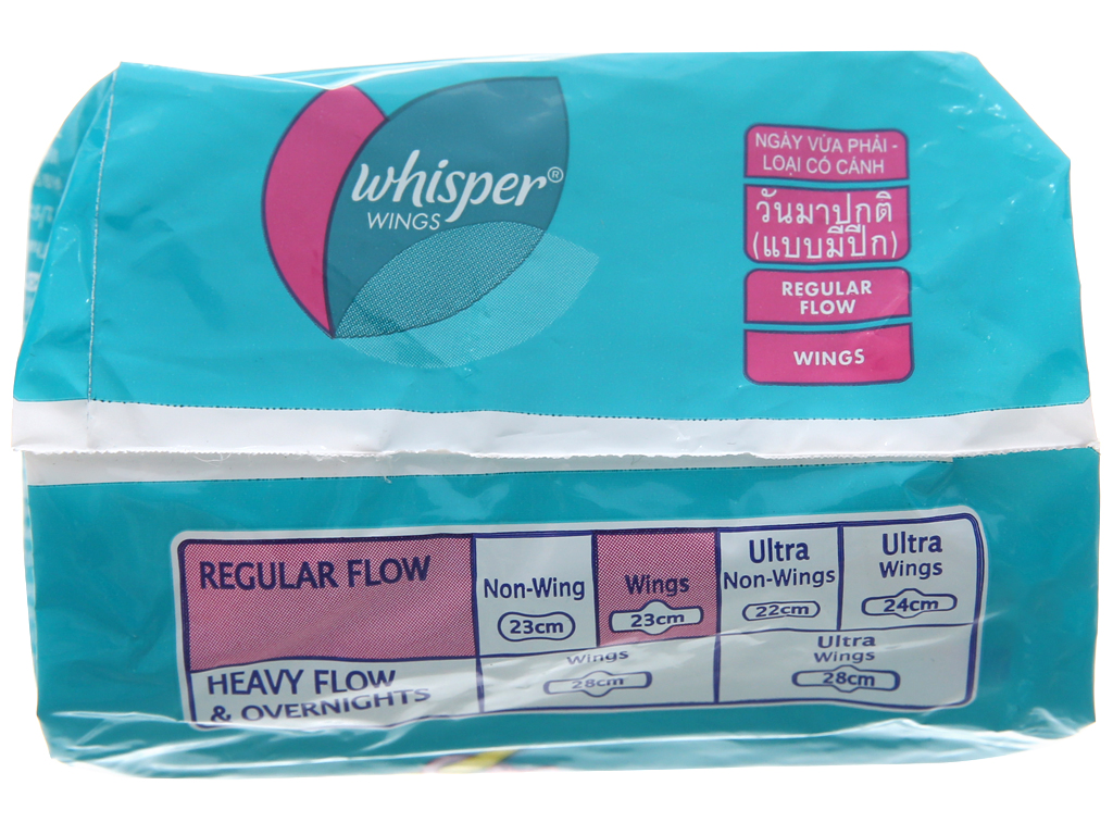 Băng vệ sinh Whisper Wings siêu thấm gói 10 miếng - 05/2026 ...