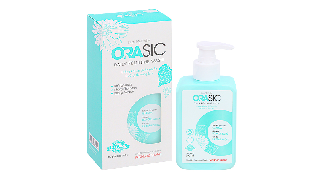 Dung dịch vệ sinh phụ nữ Orasic dịu nhẹ, khử mùi hôi chai 200ml - 10/ ...