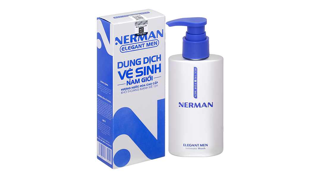 Dung dịch vệ sinh nam Nerman Elegant Men hương nước hoa cao cấp chai ...