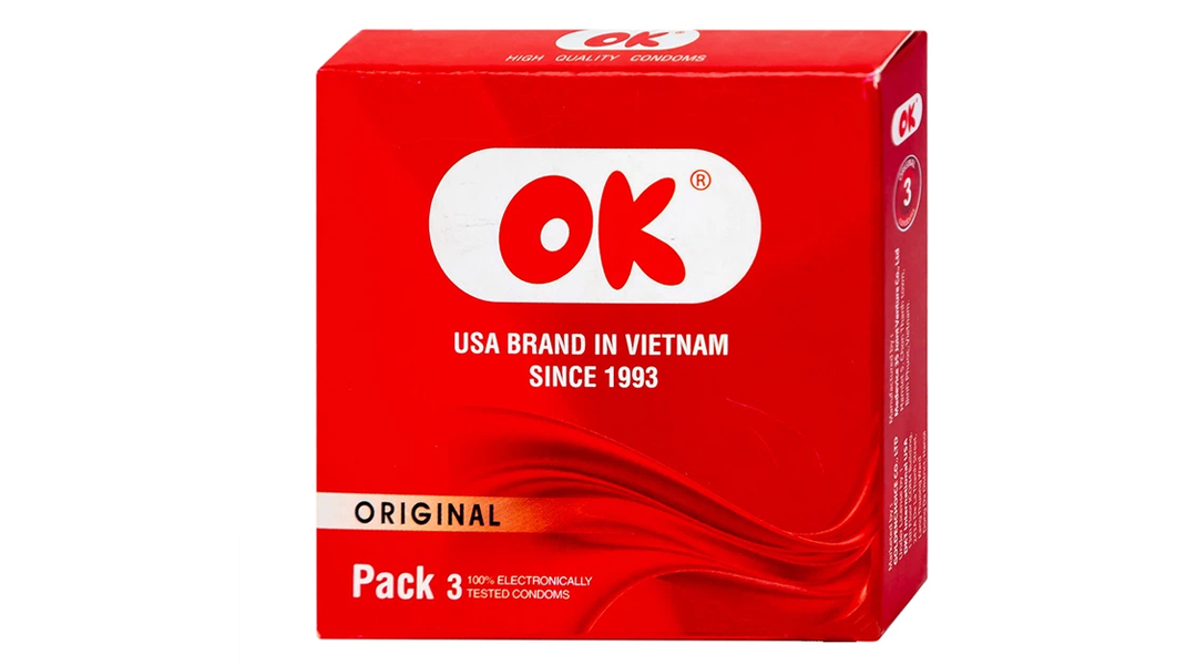 Bao cao su OK Original 49mm hộp 3 cái - 11/2025 | nhathuocankhang.com