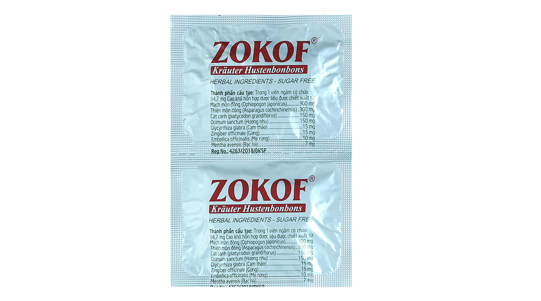 Zokof Hộp 5vi - 10/2025 | nhathuocankhang.com