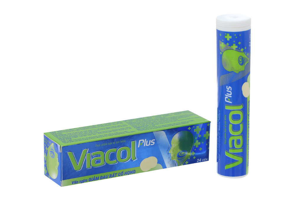 Kẹo Viacol Plus H/24V - 01/2026 | nhathuocankhang.com