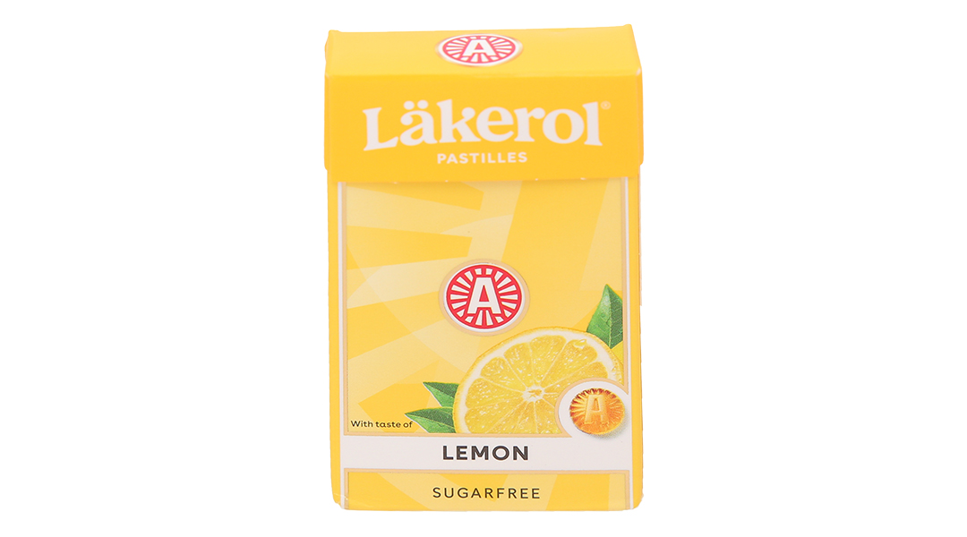 Kẹo Lakerol Lemon Vị Chanh Hộp 27G - 04/2026 | nhathuocankhang.com