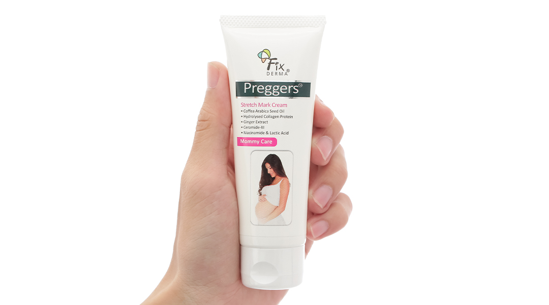Kem Fixderma Preggers Stretch Mark giúp ngừa rạn da, dưỡng ẩm dành cho ...