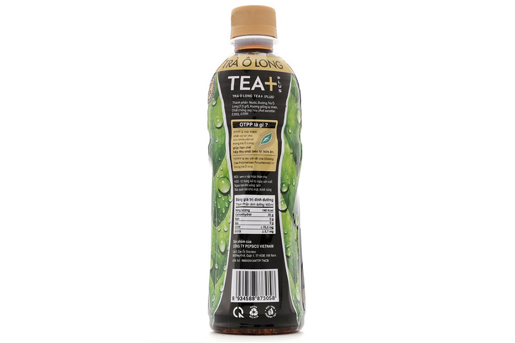 Trà ô long Tea Plus chai 455ml - 08/2025 | nhathuocankhang.com