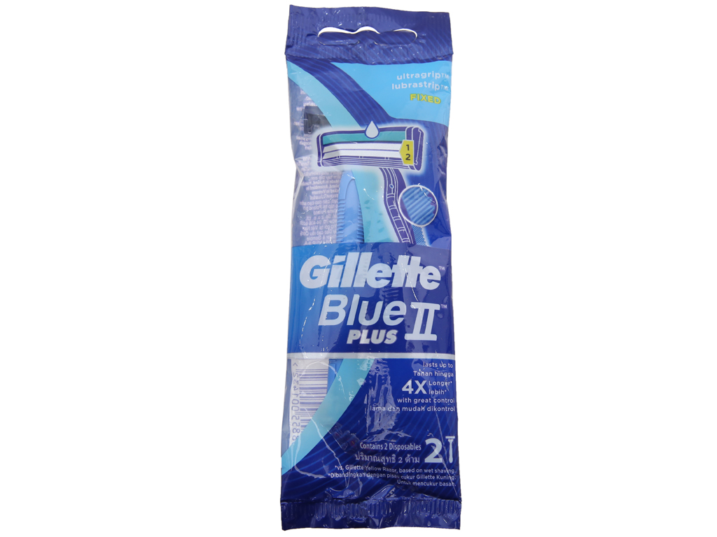 Dao cạo râu kép Gillette Blue II Plus gói 2 cây - 10/2025 ...