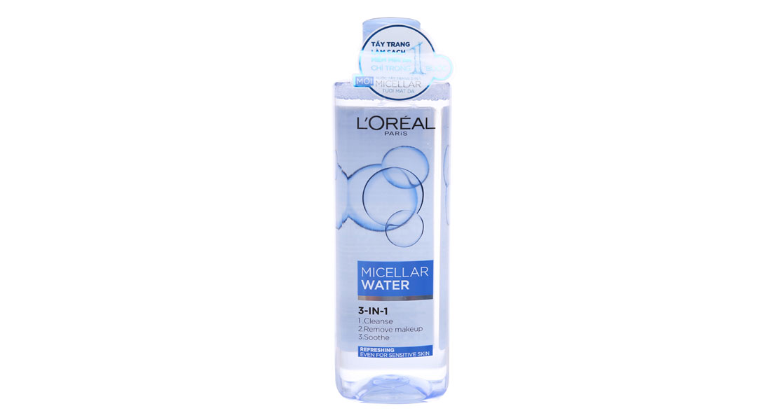 Nước tẩy trang L'Oréal Micellar Water 3 in 1 tươi mát cho da hỗn hợp, da dầu chai 400ml - 10/ ...