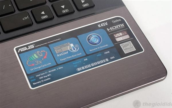 Asus K45VM 73634G75G - Cập nhật thông tin, hình ảnh, đánh giá