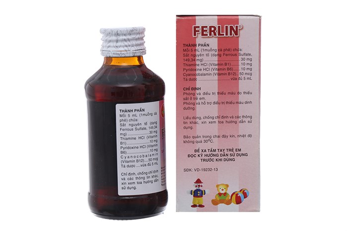Siro Ferlin chai 60ml-Nhà thuốc An Khang