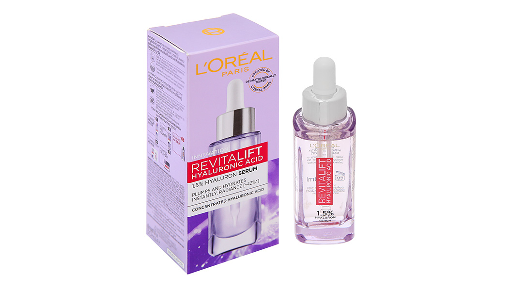 Serum L'Oréal Paris Revitalift Hyaluronic Acid 1.5% cấp ẩm và làm sáng ...