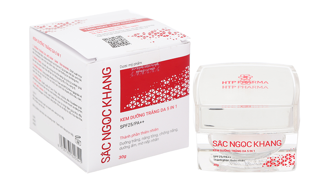 Kem Sắc Ngọc Khang 5 in 1 ban ngày dưỡng trắng da hũ 30ml - 02/2025 | nhathuocankhang.com