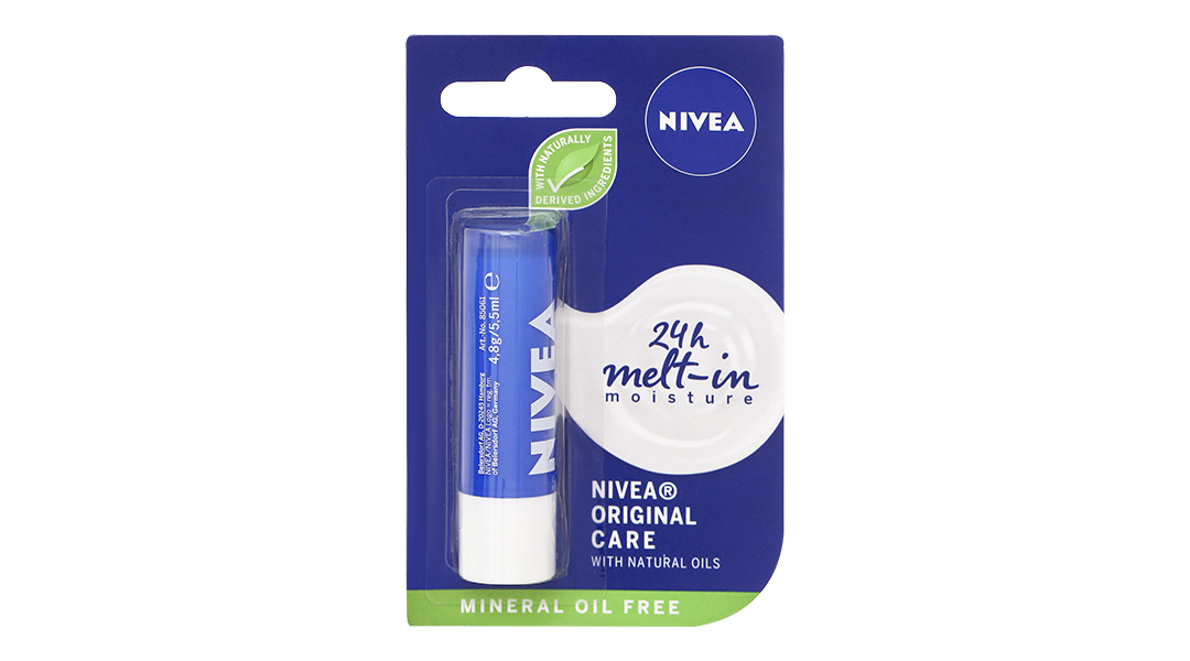 Son dưỡng ẩm Nivea Original Care tăng độ ẩm, bảo vệ môi thỏi 4.8g - 09/2025 | nhathuocankhang.com