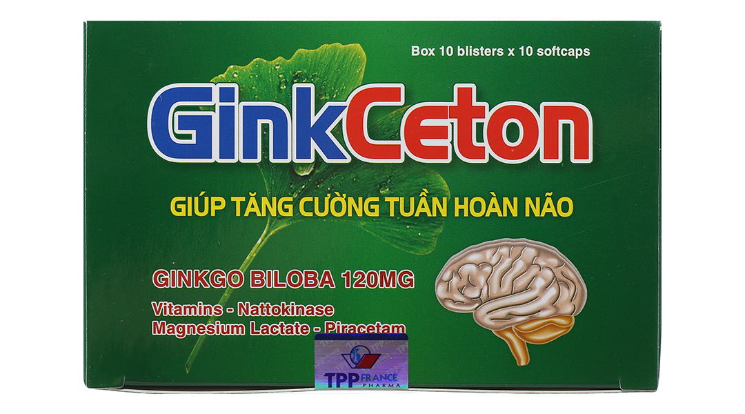 Ginkceton 120Mg hộp 100 viên - 01/2026 | nhathuocankhang.com