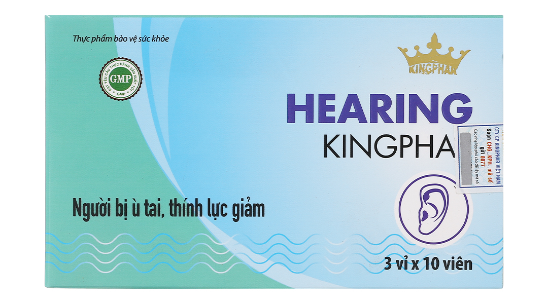 Kingphar Hearing Hộp 30v - 05/2026 | nhathuocankhang.com