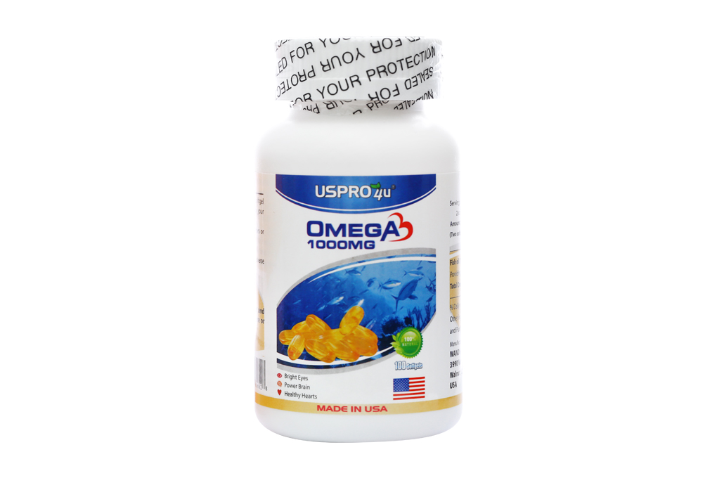 Uspro Omega 3 hộp 100 viên - 11/2025 | nhathuocankhang.com