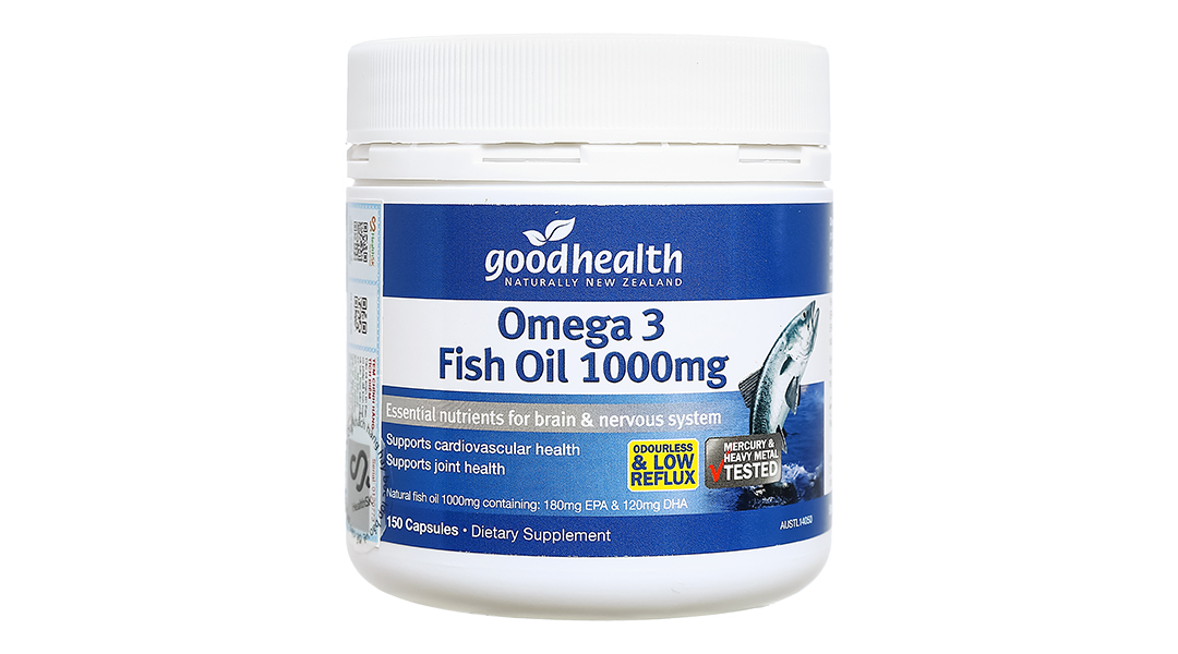 Goodhealth Omega 3 Fish Oil hộp 150 viên - 01/2026 | nhathuocankhang.com