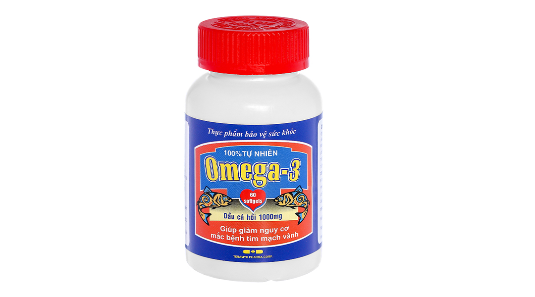 Omega 3 Medipharco hộp 60 viên - 05/2026 | nhathuocankhang.com