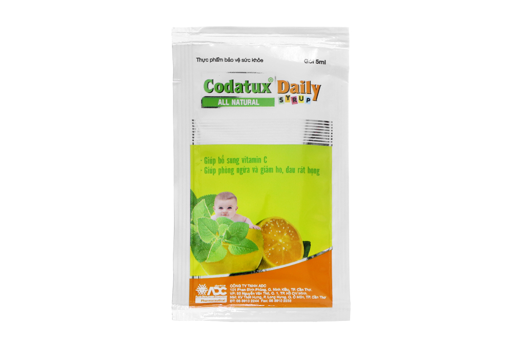 Codatux Daily 5Ml hộp 30 gói - 12/2025 | nhathuocankhang.com