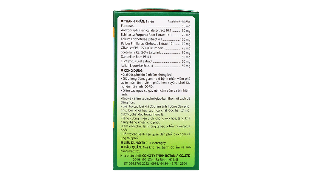 Boni Detox hộp 30 viên - 11/2025 | nhathuocankhang.com