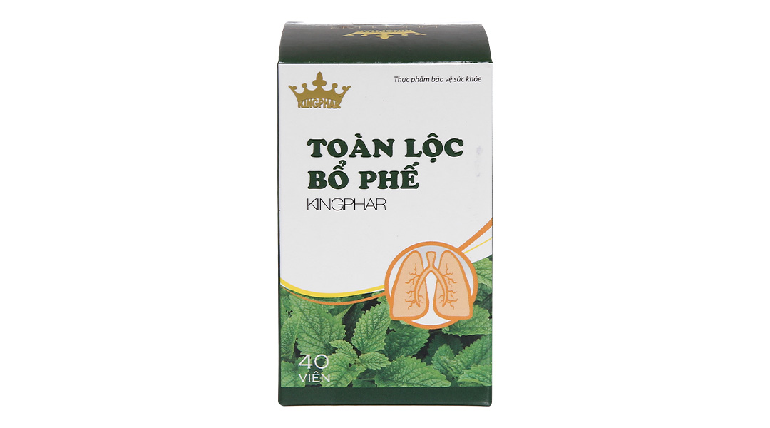 Kingphar Toàn Lộc Bổ Phế hộp 40 viên - 09/2025 | nhathuocankhang.com