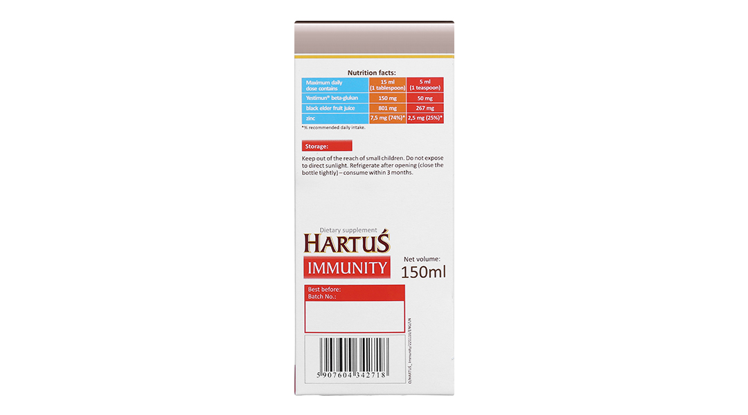 Hartus Immunity chai 150ml - 05/2026 | nhathuocankhang.com