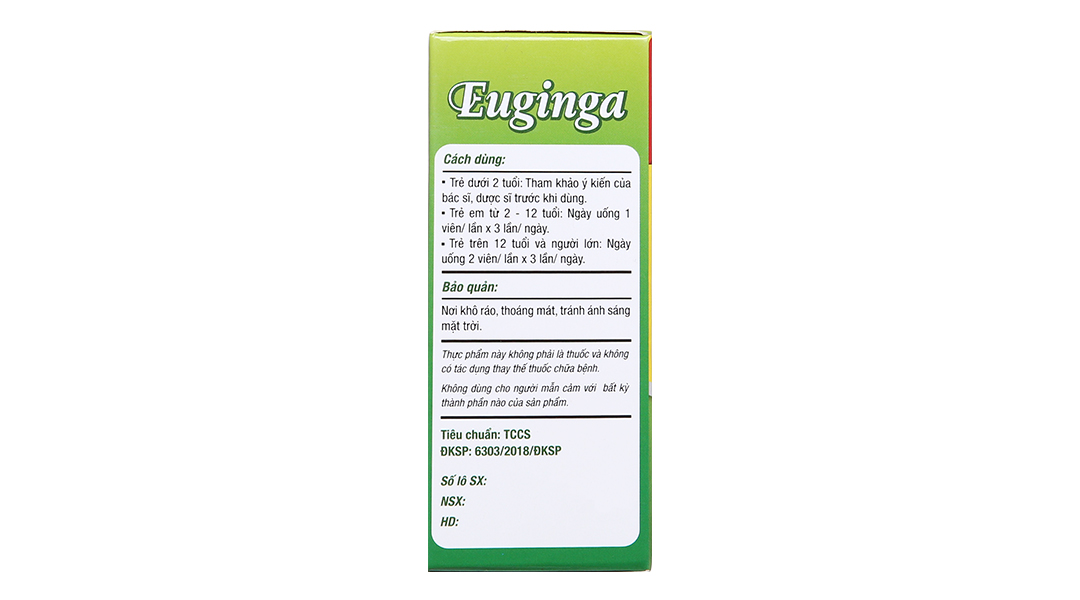 Euginga hộp 100 viên - 01/2026 | nhathuocankhang.com