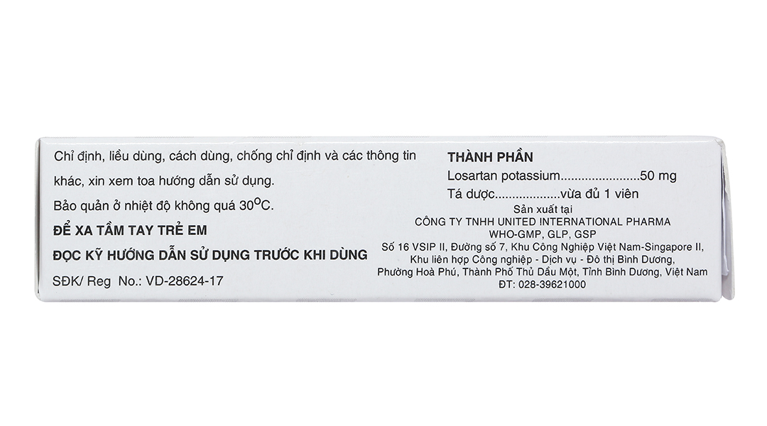 Lifezar 50mg trị tăng huyết áp (3 vỉ x 10 viên) - 08/2025 ...