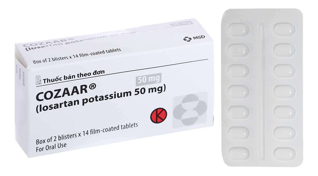 Thuốc Cozaar 50mg hộp 28 viên-Nhà thuốc An Khang