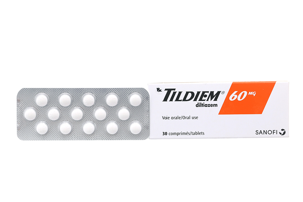 Tildiem 60mg trị đau thắt ngực (2 vỉ x 15 viên) - 08/2025 ...