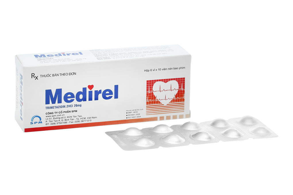 Medirel 20mg trị đau thắt ngực (6 vỉ x 10 viên) - 09/2025 ...