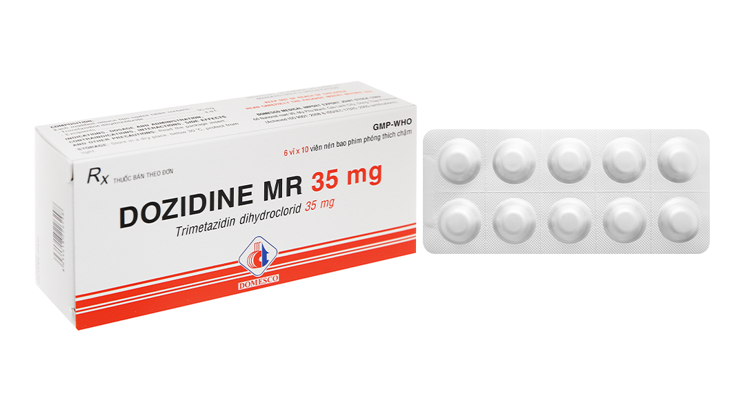 Thuốc Dozidine MR 35mg trị đau thắt ngực - 08/2025 | nhathuocankhang.com